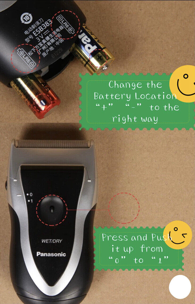 Panasonic Electric Shaver Shaver WetDry Travel Shaver ES3831 - 3C ...