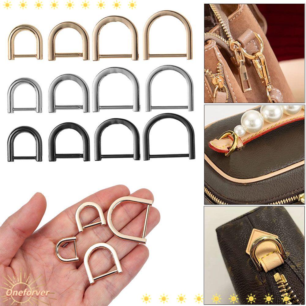 FOREVER DIY D Ring Buckle Belt Handle Bag Loop Screw Rings Buckle ...
