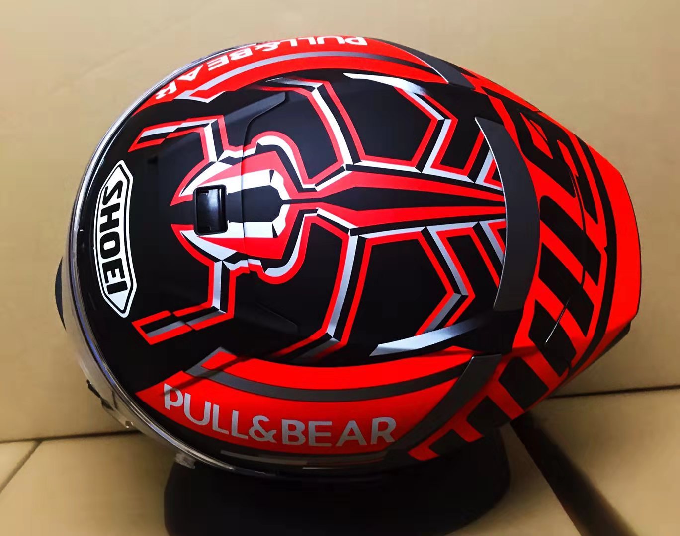 new SHOEI motorcycle helmet red ant anti-fog helmet racing motorcycle ...