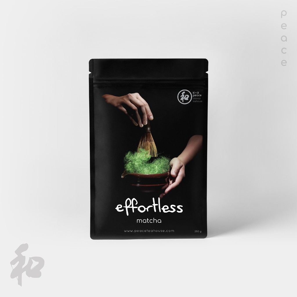 Peace ผงชาเขียวมัทฉะ ผสมน้ำตาล ขนาดปกติ | Effortless matcha 150g ...