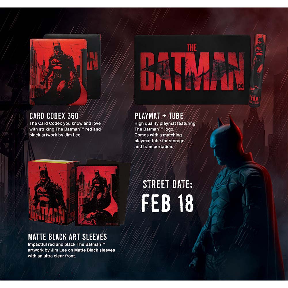 [Dragon Shield] The Batman Card Accessories - Sleeves, Playmat, Card ...
