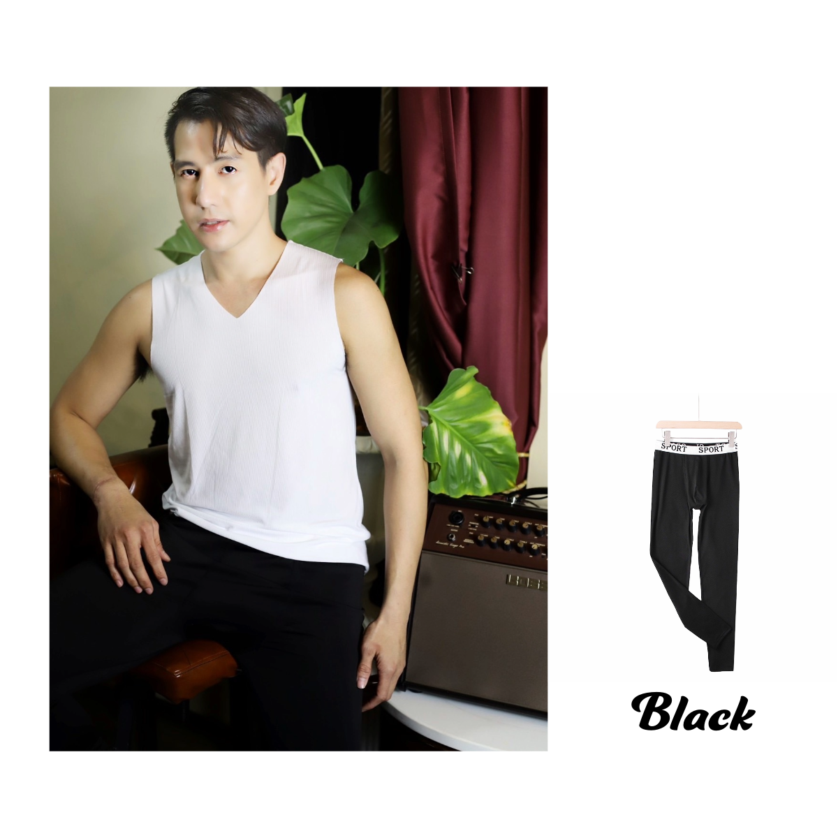 AIRmill® กางเกงขายาว คัตตอน เย็นสบาย ยืดหยุ่นสูง ระบายอากาศ แห้งเร็ว สวมใส่หน้าร้อน | Lazada.co.th