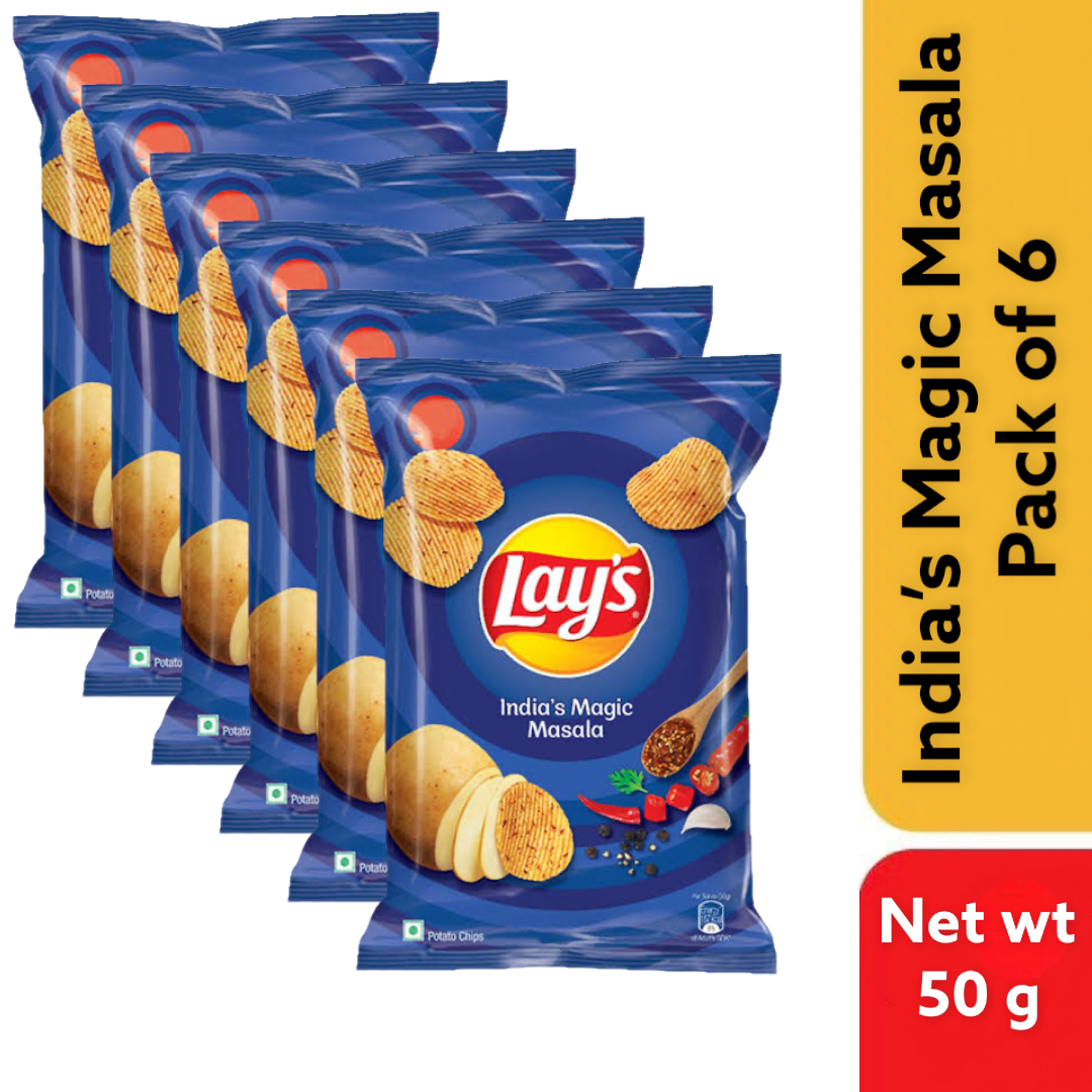 Lays India's Magic Masala 50 g Pouch. (PACK OF 6) | Lazada.co.th