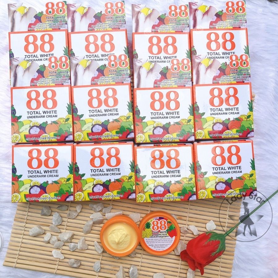 ครีมรักแร้ขาว 88 Total White Underarm Cream ครีมปรับสภาพผิวรักแร้ 88 ...