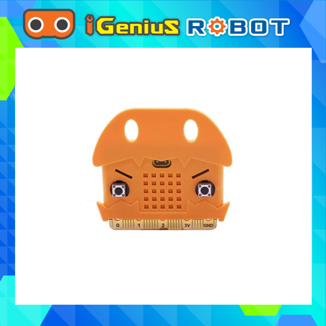 Silicone Protective Case For Microbit Orange Robot Stem Coding เคสซิลิโคนสำหรับแผงวงจร ไมโครบิต ...