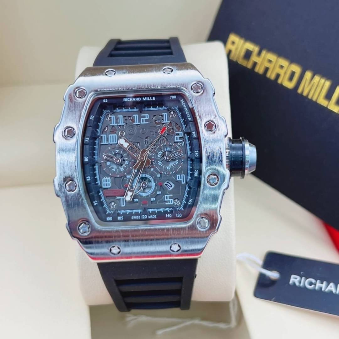 00011นาฬิกาข้อมือผู้ชายRichard-Milleพร้อมกล่อง Box Set มีช่องบอกวันที่ ...