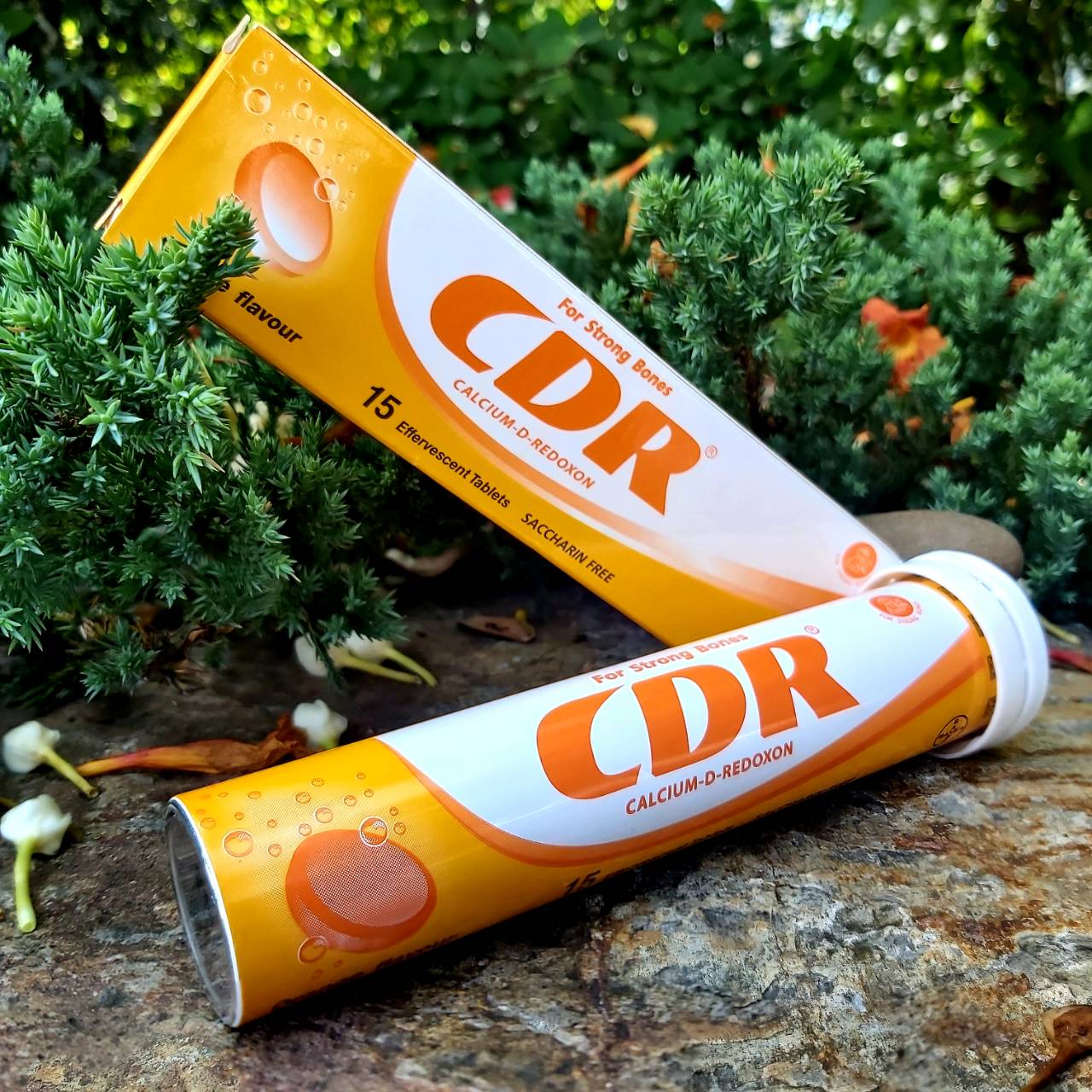 ซี ดี อาร์ แคลเซี่ยมเม็ดฟู่ละลายน้ำ CDR Calcium-D-Redoxon 15 Tablets ...