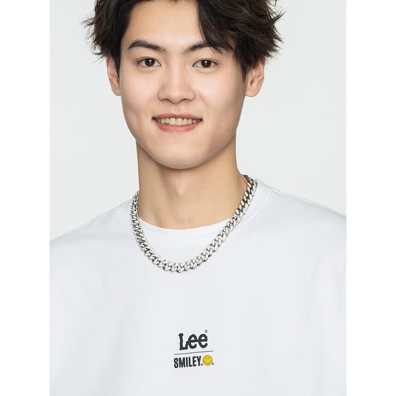 [หน้ายิ้ม® เสื้อยืดแขนสั้น พิมพ์ลาย Lee spring and summer สวมใส่สบาย ...