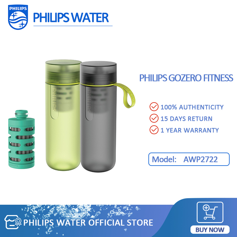 Philips Hydration bottle AWP2722GRR AWP2722LIR กระบอกกรองน้ำ สีเขียว ...
