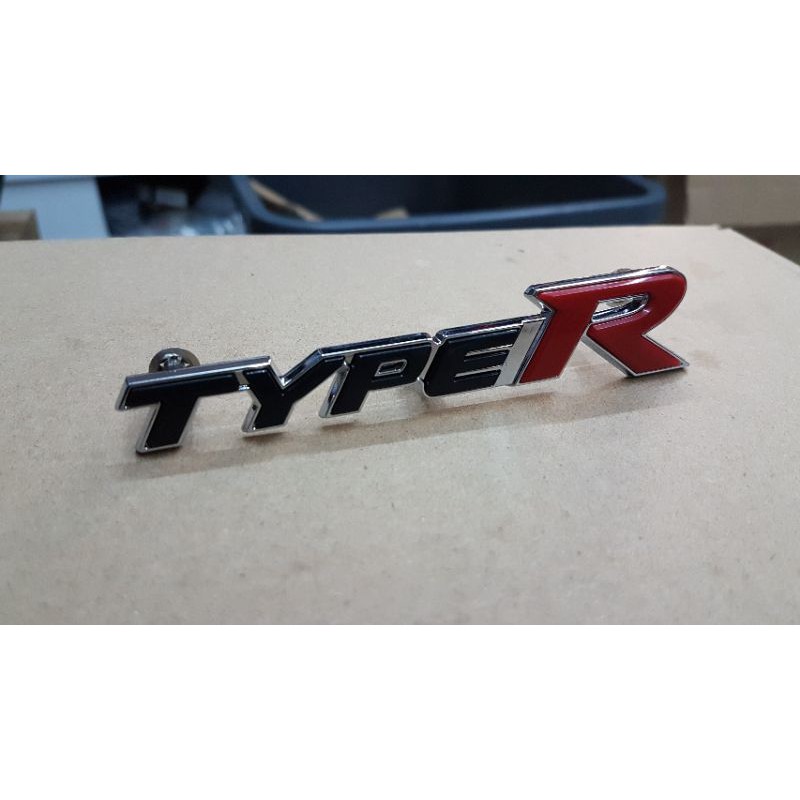 HONDA CIVIC FD TYPE R LOGO 3D โลโก้มี ทั้งแ หน้า - หลัง มีสองแ | Lazada ...