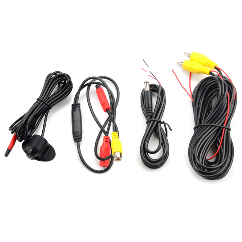 360° Waterproof Mini CCD Night Vision Car Rear Front View Backup Camera ...