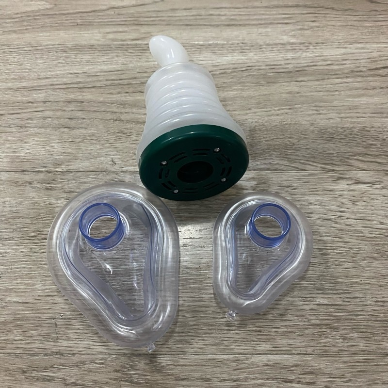 ⊕ Cross-border outdoor suffocation first aid training mask respiratory ...