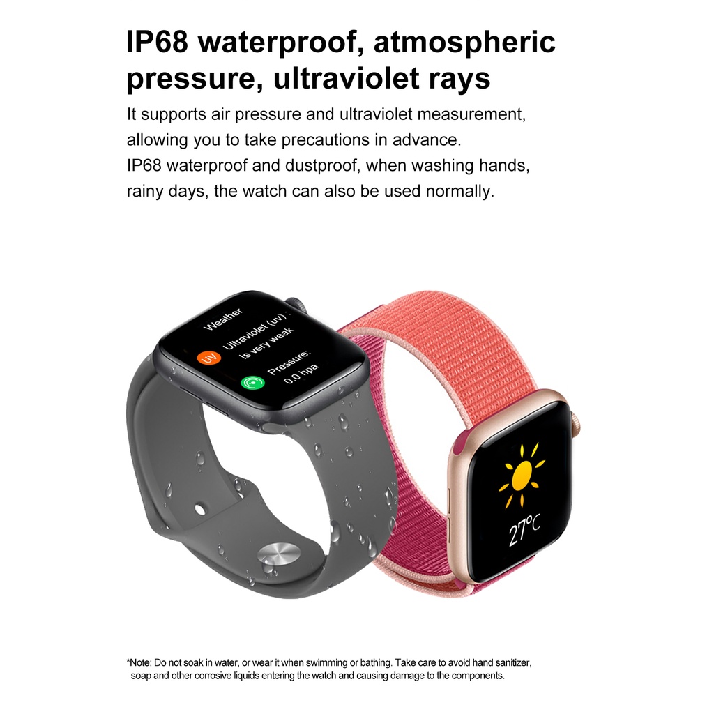 S7 Pro Series 7 Smart Watch GPS Track Bluetooth Call Password Protector IP68 Waterpr Compatible ...