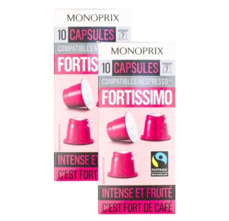 Monoprix Nespresso Fortissimo (French Imported) โมโนพรีซ์ เนสเปรสโซ่ ฟ ...