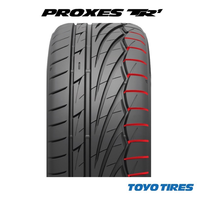 ยางรถยนต์ TOYO TIRES รุ่น PROXES TR1 ขอบ15”-16” ราคาต่อเส้น (ฟรีจุ๊บลม ...