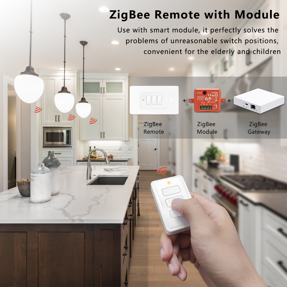 Zigbee 3.0 Wireless 12 Push Button Remote Tuya Devices Scene Automation Control Via Smart Life ...