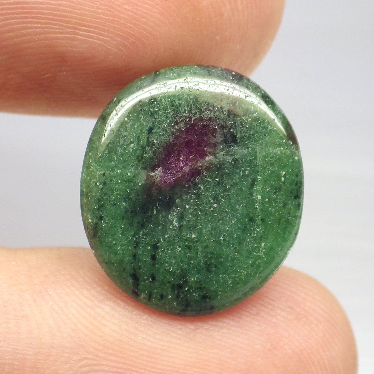 พลอย ซอยไซต์ ธรรมชาติ ดิบ แท้ ( Unheated Natural Ruby Zoisite ) น้ำหนัก 12.48 กะรัต - Metee G ...
