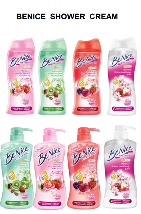 Benice Shower Cream 450ml. บีไนซ์ ครีมอาบน้ำ กระชับผิว แพ็คคู่ ...