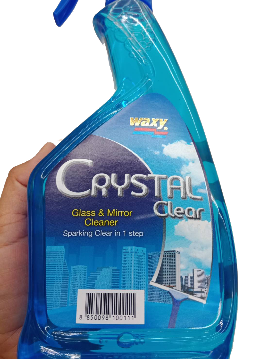 น้ำยาเช็ดกระจกรถยนต์แว๊กซี่waxy crystal clearขนาด 580มล. 1ขวด - yp ...