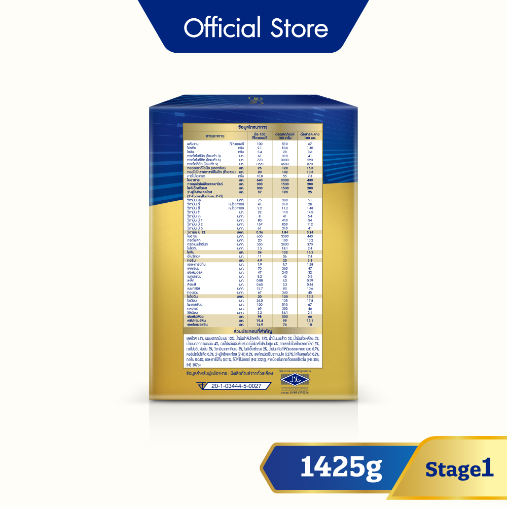 นมผง เอนฟาแล็ค เอนฟินิทัส สูตร 1 (1425 กรัม) Enfalac Enfinitas Stage 1 (1425 g) - เอนฟาโกร ...
