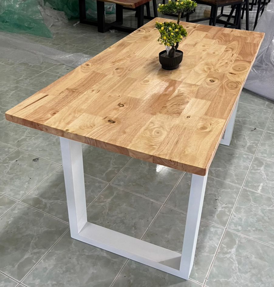 MPT2Wood-Steel โต๊ะกาแฟ โต๊ะกินข้าว โต๊ะทำงาน Modern Table Loft ...