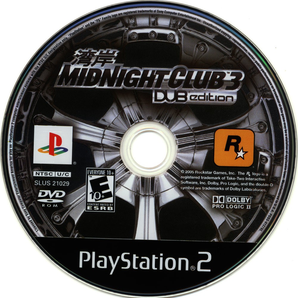 แผ่นเกมส์ Midnight Club 3 Dub Edition PS2 Playstation2 คุณภาพสูง ราคา ...
