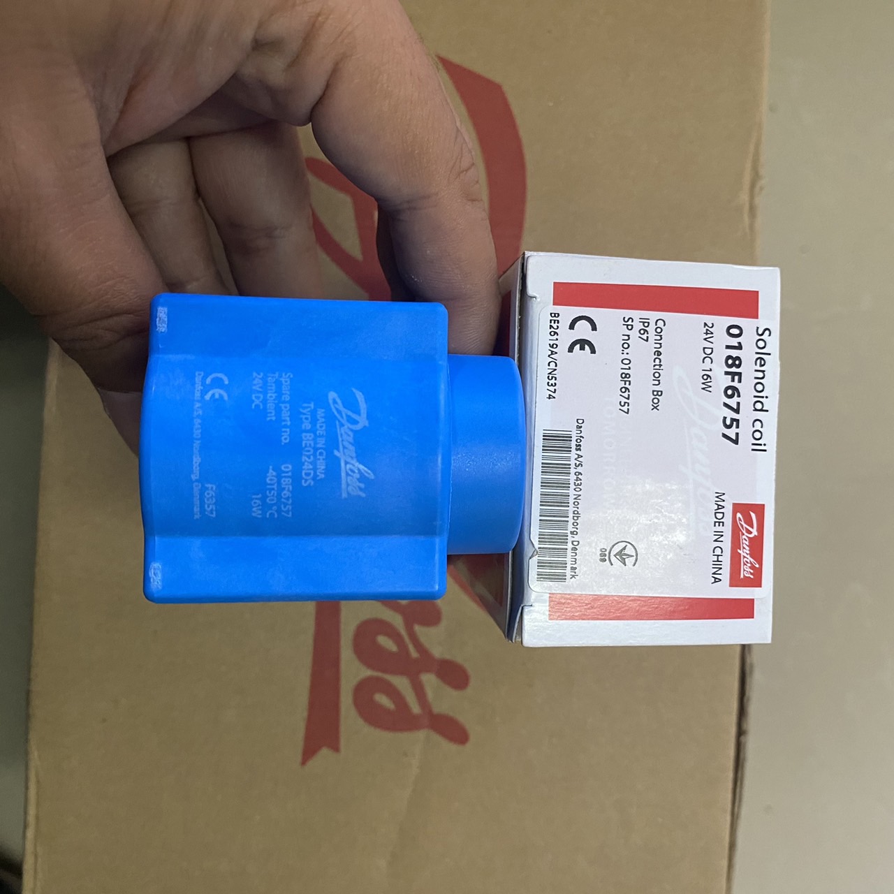 Danfoss 018F6757 Solenoid coil, BE024DS, Terminal box | Lazada.co.th