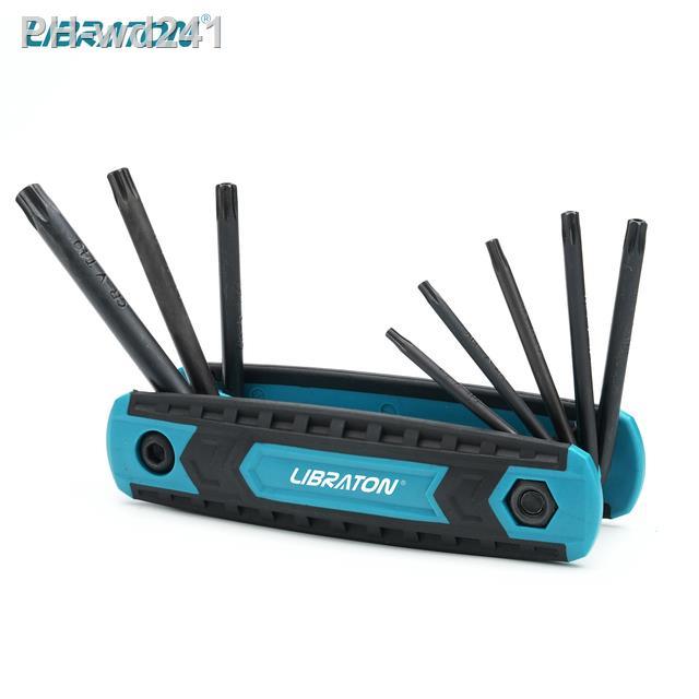 Libraton 8 in 1 Folding Tamper Proof Torx Key Set Pocket Portable ...