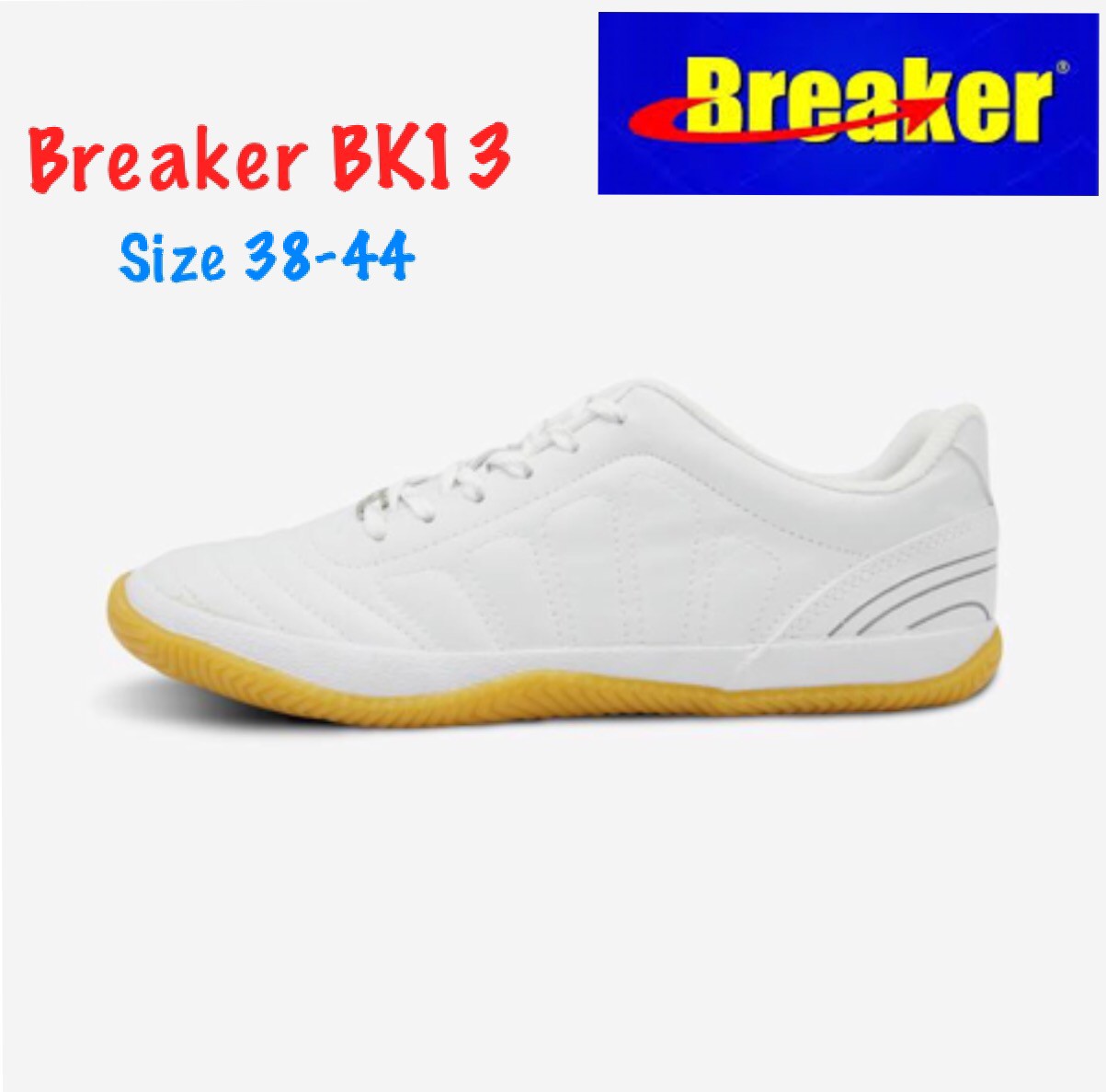 Breaker Futsal ไซส์ 38-44หนัง รุ่น BK13 รองเท้าผ้าใบนักเรียนเบรกเกอร์ ...