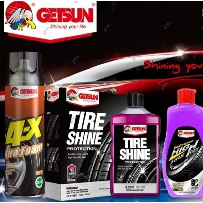 (รุ่นใหม่) Getsun Wheel Cleaner & Polish สเปรย์ทำความสะอาดล้อแม็กซ์ และ ...