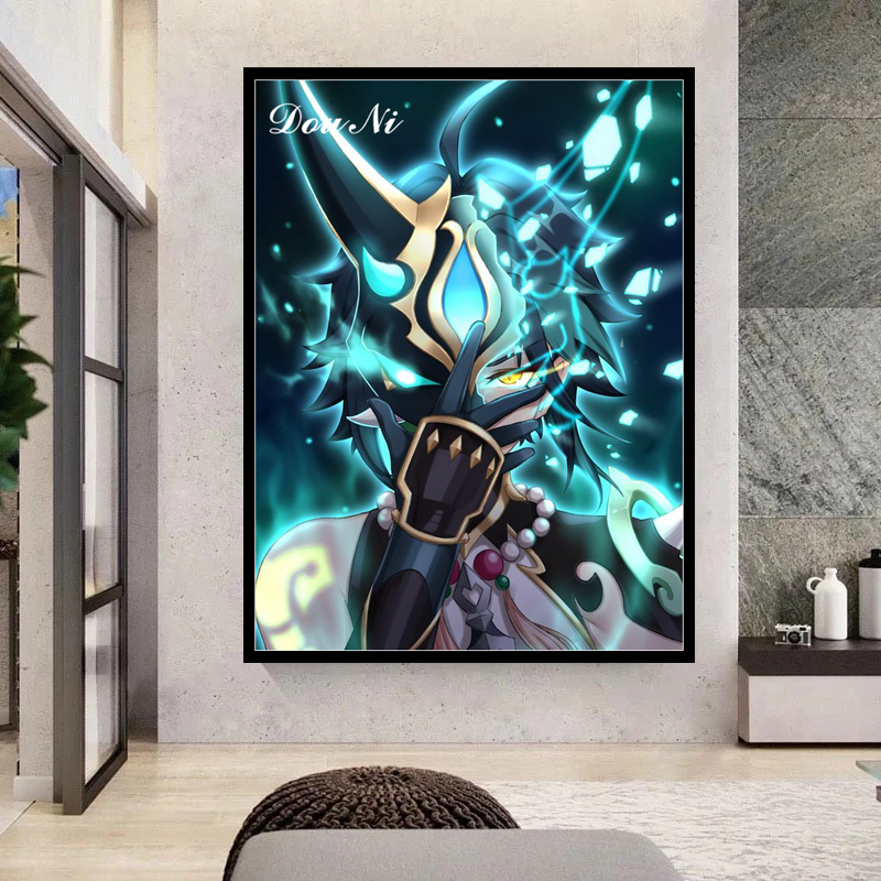 Genshin Impact Xiao Game Characters Diamond Painting Mosaic Hot Anime ...