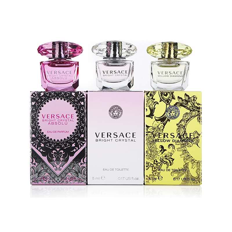 Versace น้ำหอม Crystal Collection 5ml EDT Diamond Intense / Absolu Eau ...