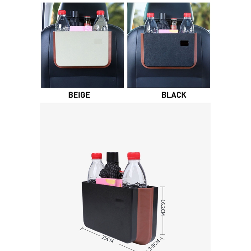 2Pcs Car Seat-Back Storage Box ABS Auto Seat Back Bag Multi-Functional ...
