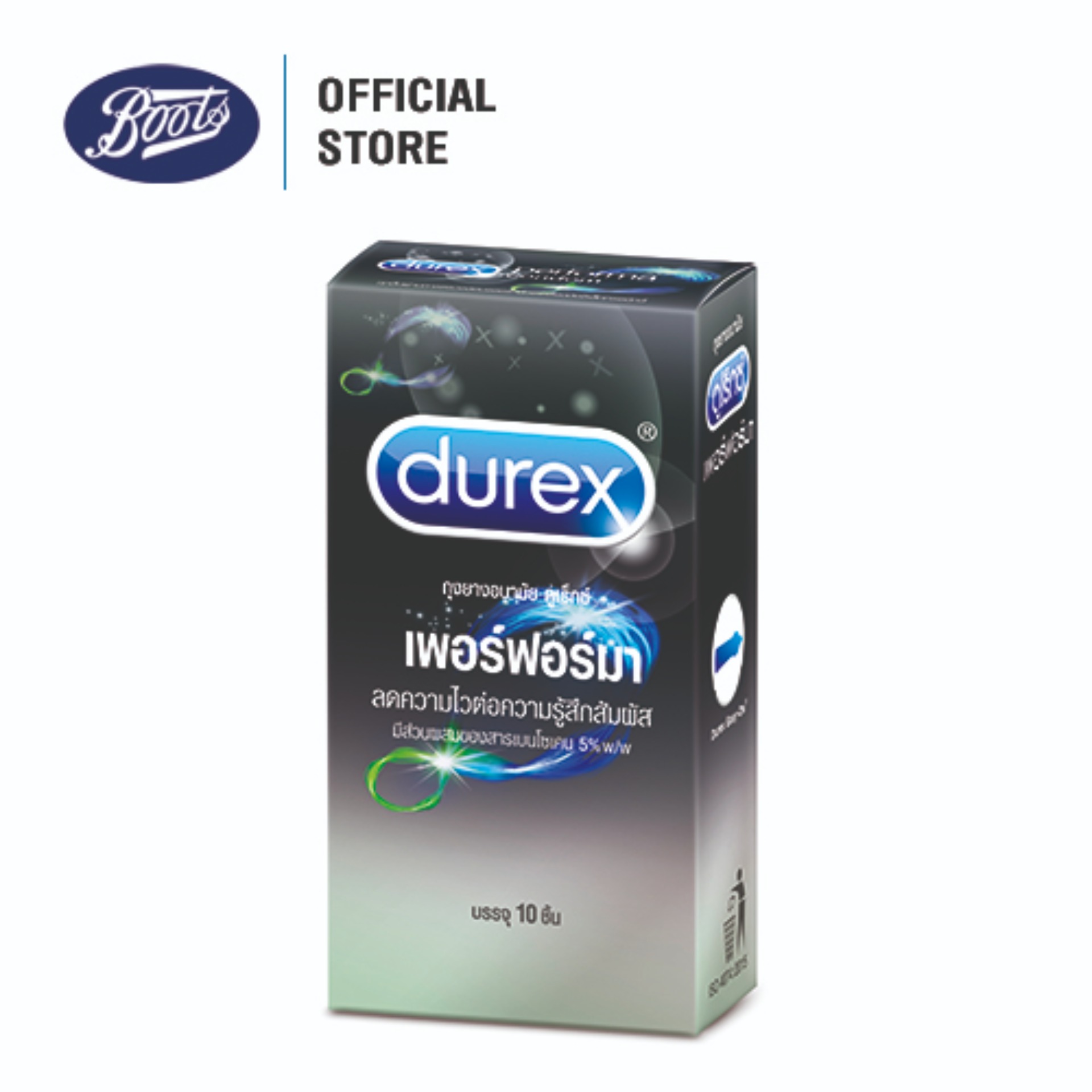 Durex Performa ถุงยางอนามัยดูเร็กซ์ เพอร์ฟอร์มา (10 ชิ้น) | Lazada.co.th