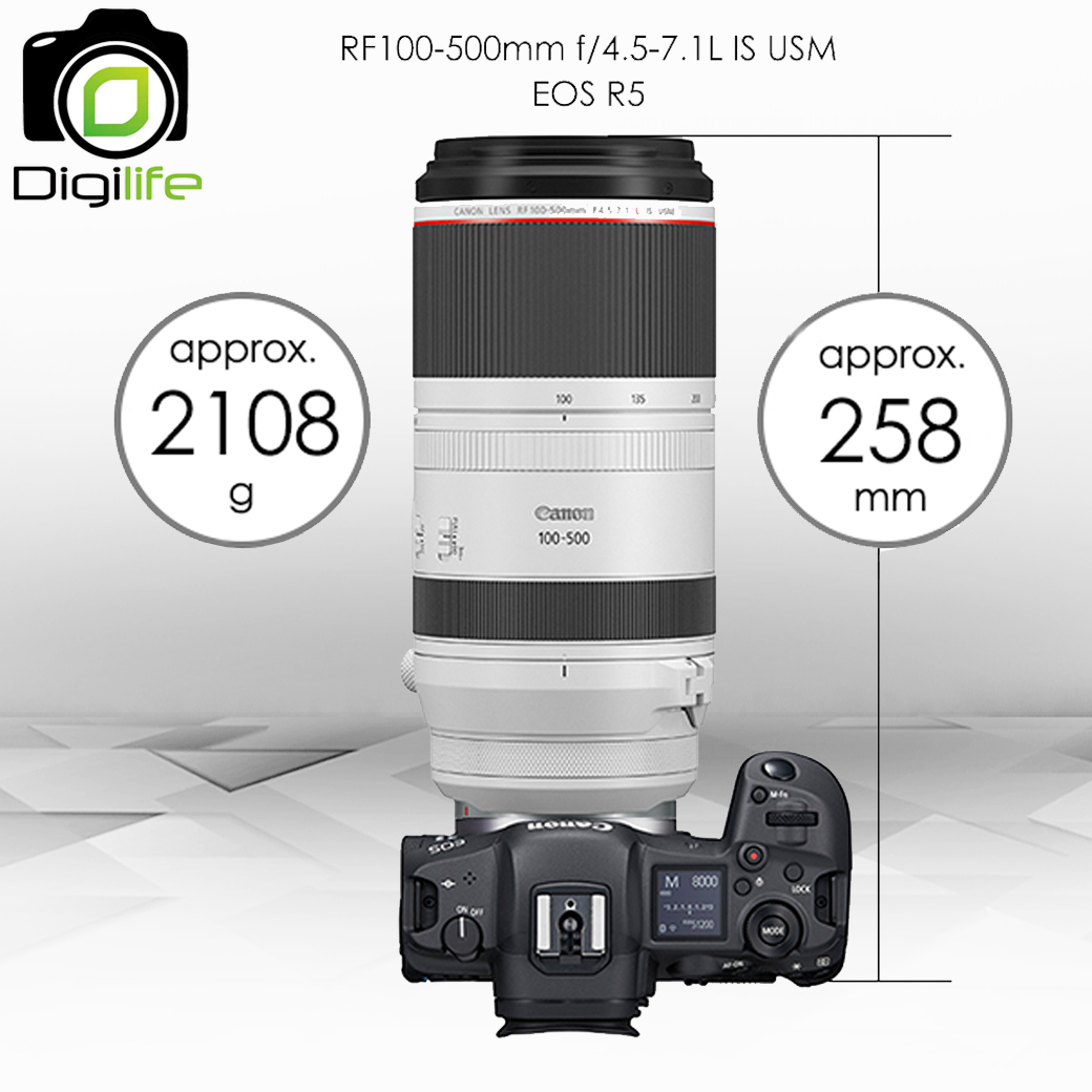 Canon Lens RF 100-500 mm. F4.5-7.1L IS USM - รับประกันร้าน Digilife ...