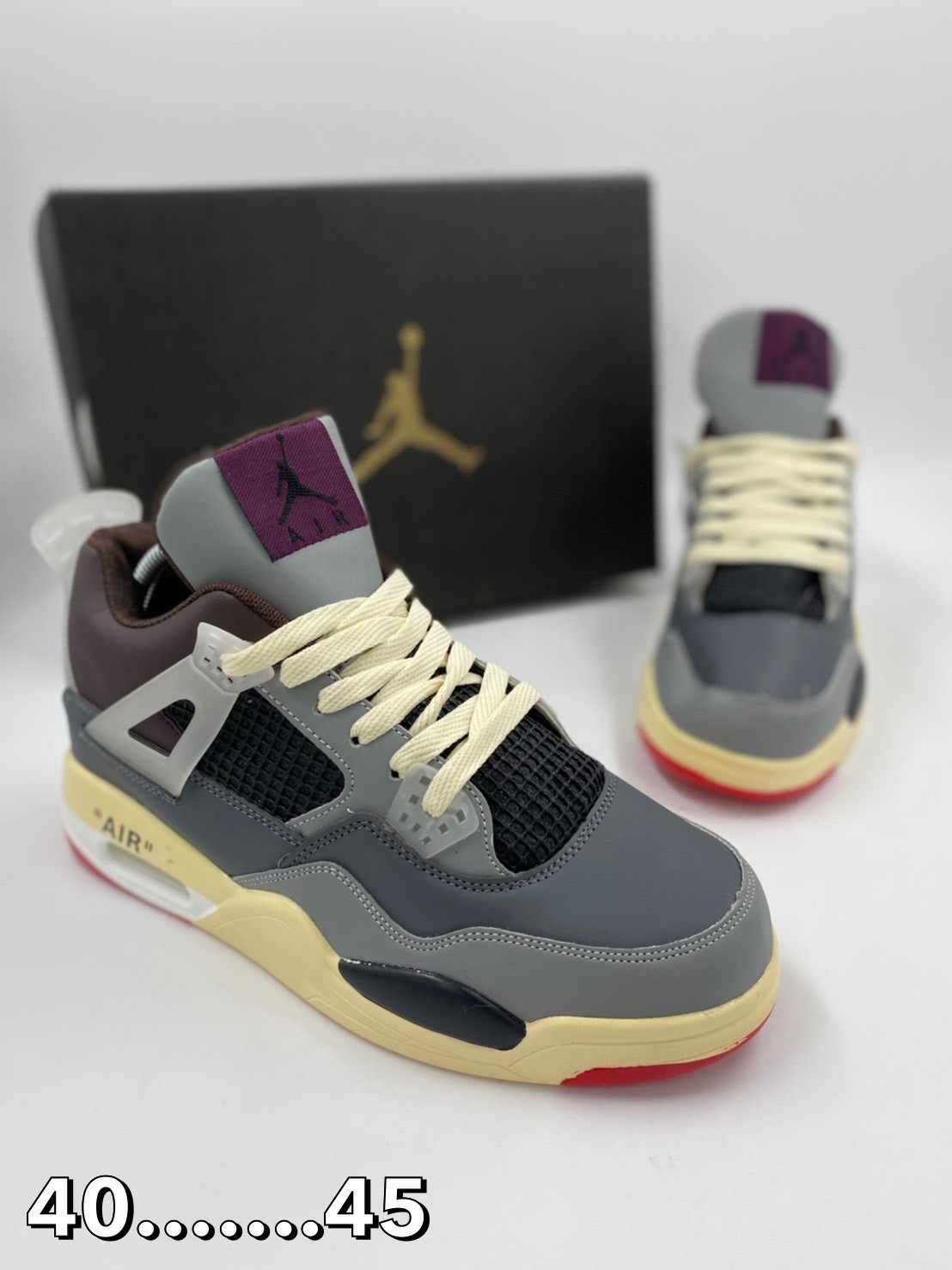 รองเท้าแอร์จอร์แดน 4 (JD4) Size.40-45 มี 14 สี รับประกันความพึงพอใจ ...