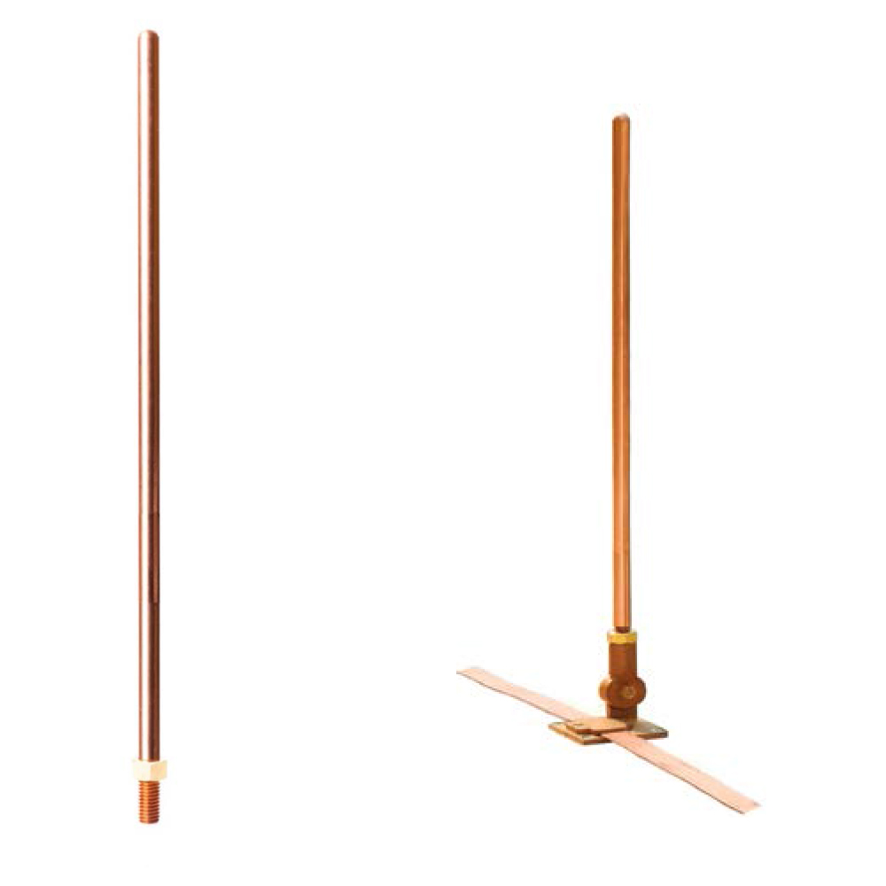 Air Terminals COPPER,ชุดล่อฟ้าป้องกันฟ้าผ่าสำหรบบ้านพักและโรงงาน ...