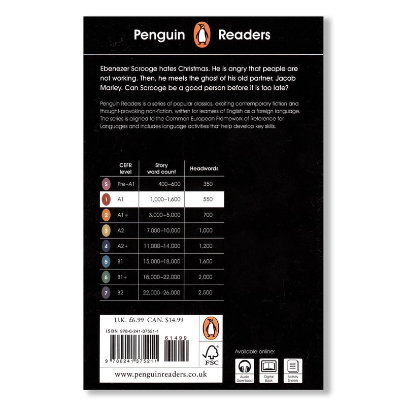 Over the moon. หนังสือ PENGUIN READERS 1A CHRISTMAS CAROL (BookeBook ...