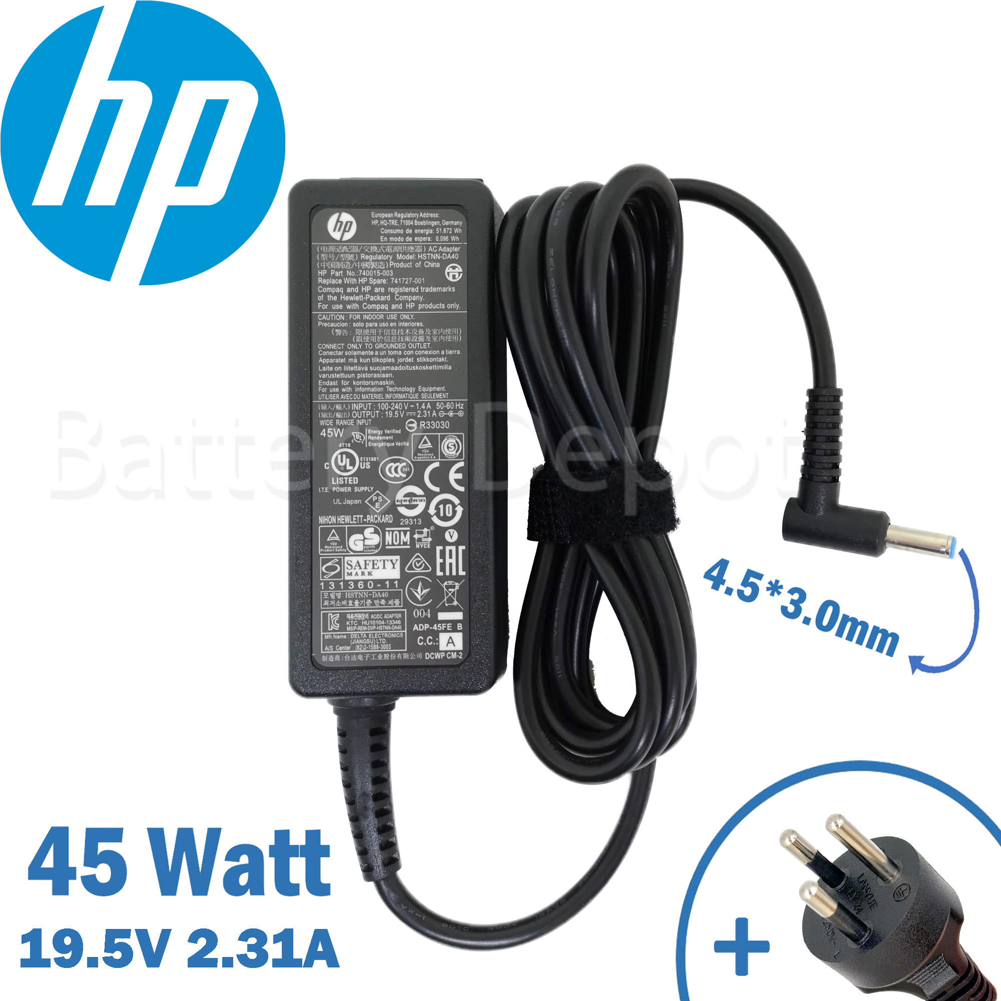 HP Adapter ของแท้ HP 15s-eq0000AU 15s-eq0001AU 15-db1002au 15-db1004AU ...