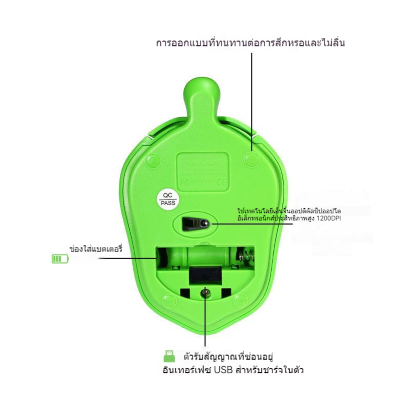 หนูรูปเต่า turtle shaped mouse เมาส์แบบมีสาย เมาส์ไร้สาย เมาส์ที่ ...