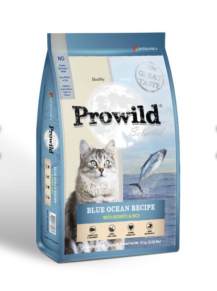 Pro Wild -โปรไวลด์ บลู โอเชี่ยน 10กก.สูตรปลาโอ ขนาดบรรจุ 10 กก. (ถุง ...