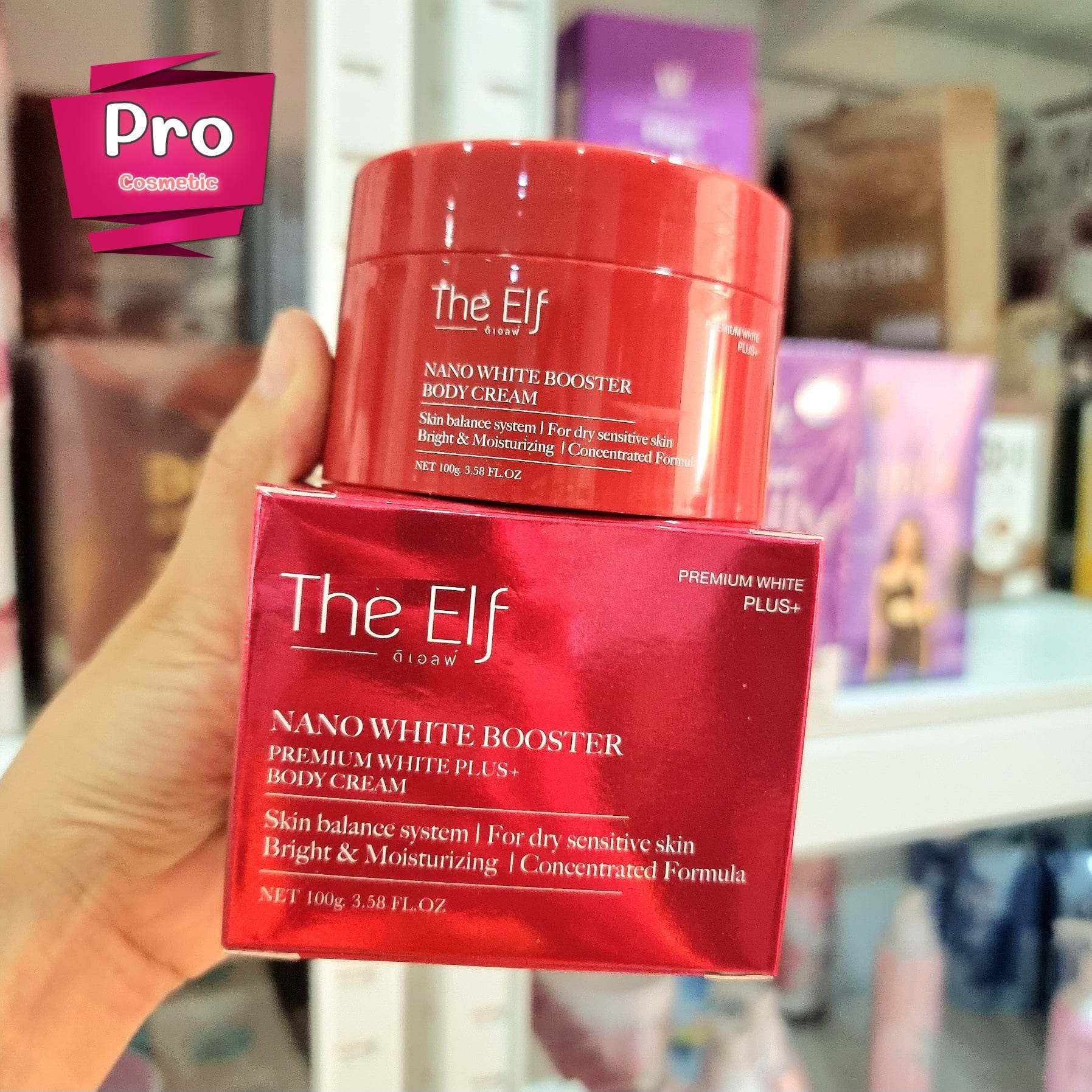 บูสเตอร์ดิเอลฟ์ The Elf Nano White Booster Body Cream 100 กรัม | Lazada ...