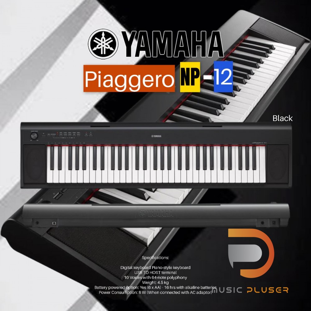 Yamaha Piaggero NP-12 จำลองแนวเสียงจากรุ่นใหญ่ๆมาไว้ที่ตัวนี้ 64-note ...