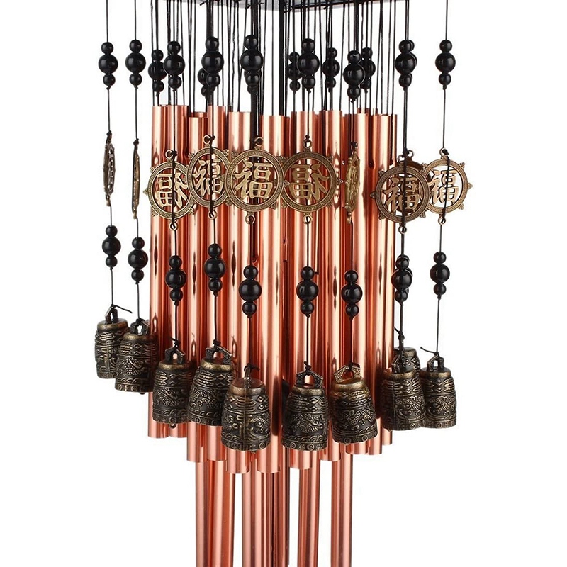 Outdoor Indoor Metal Tube Wind Chime with Copper Bell Large Windchimes ...