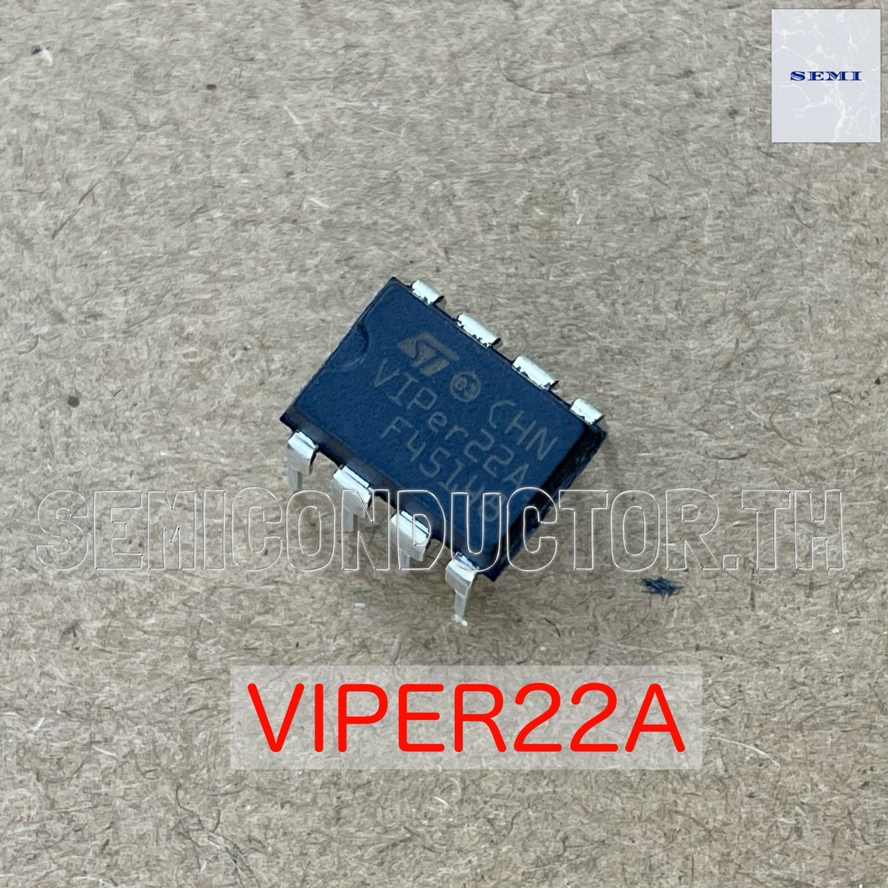 IC VIPER22A LOW POWER OFF LINE SMPS PRIMARY SWITCHER ไอซี DIP-8 ...