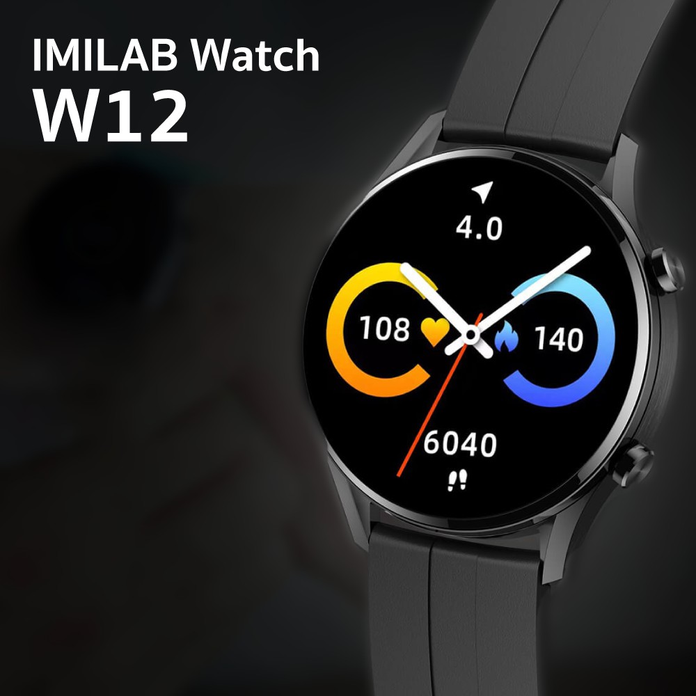 ใช้คูปอง ลดเหลือ 1133 บ. IMILAB W12 นาฬิกาผู้ชาย นาฬิกาสมาร์ทวอทช์ วัด ...