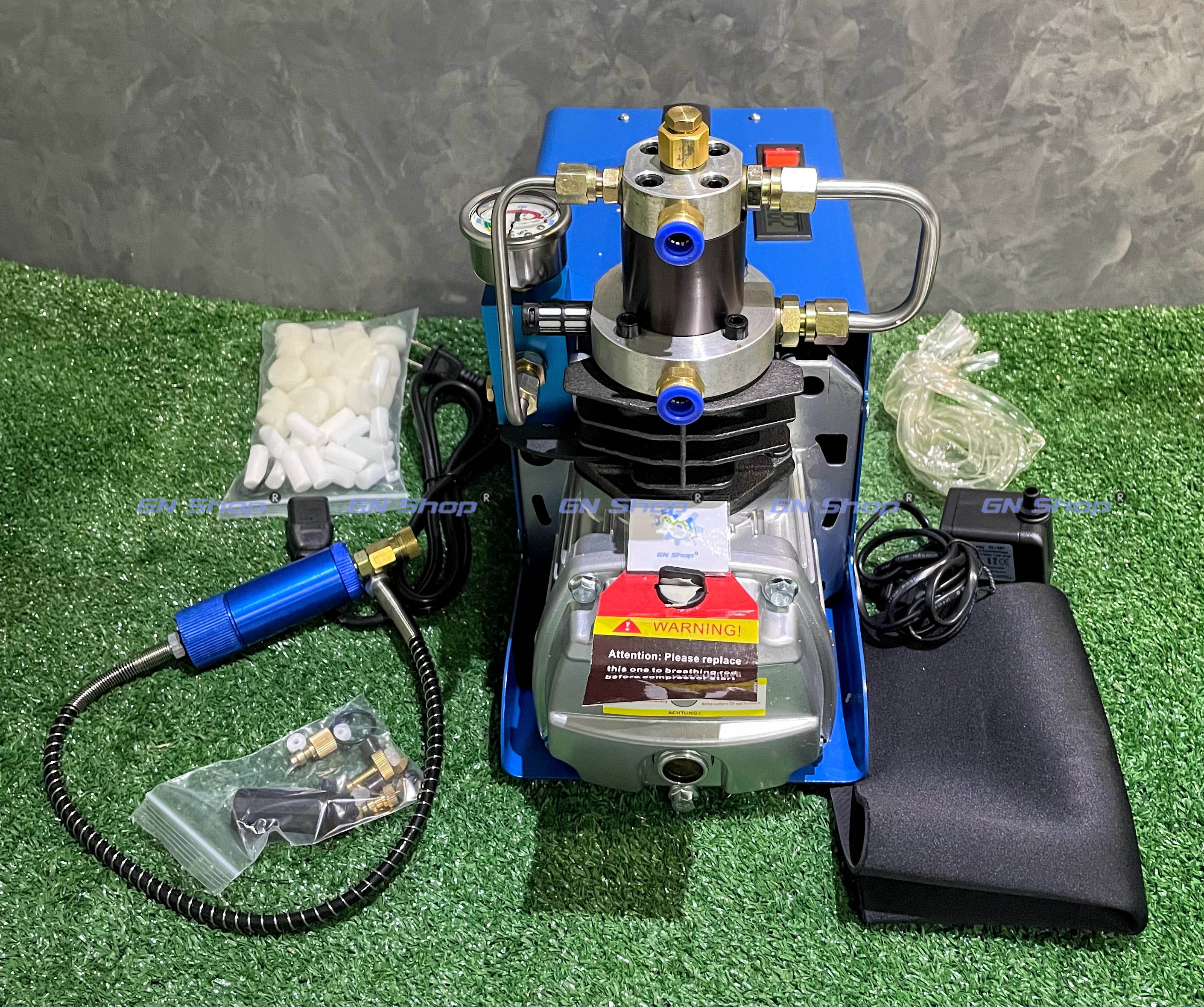 ปั้มลมไฟฟ้า1ห้องพัก 4500 psi (ปั้มพักเดี่ยว) ปั๊มลมไฟฟ้าปั๊มลมแรงดันสูง ...