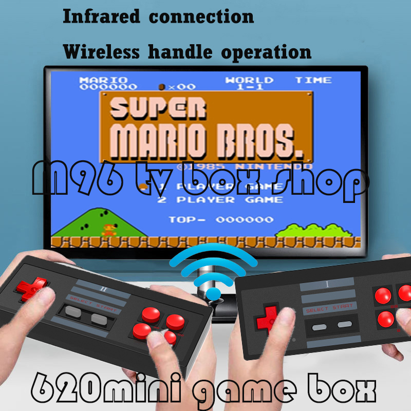 New 2021 game boy 2 players game box 620 mini Game Console 600 games ...