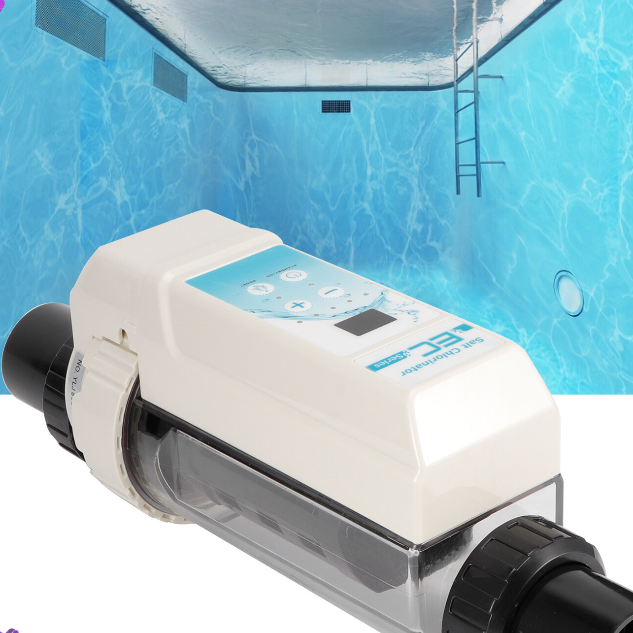 100-240V Swimming Pool Salt Chlorinator High Qaulity EC20 20g/H SPA ...