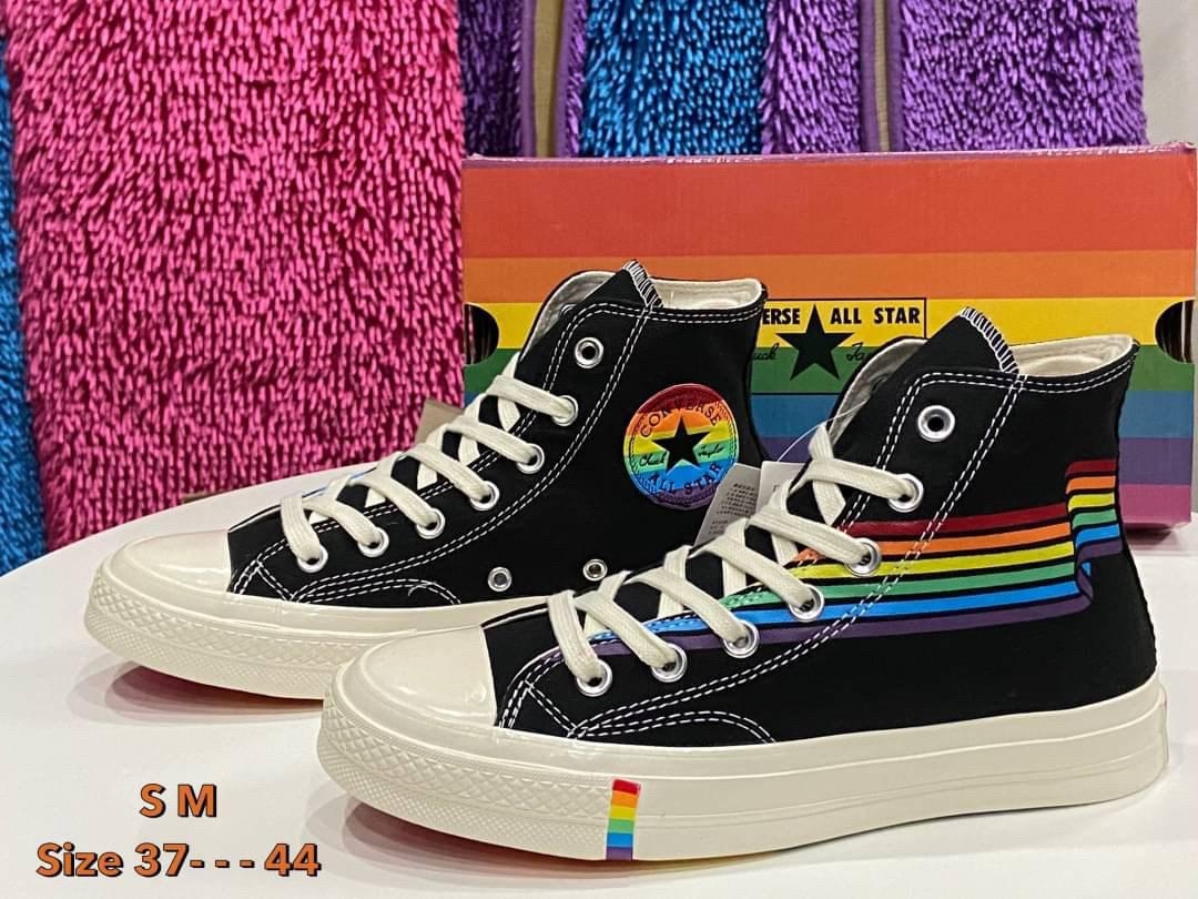 รองเท้าหุ้มข้อ Converse Chuck Taylor All-Star Rainbowใส่ยังไงให้ดูโปร ...